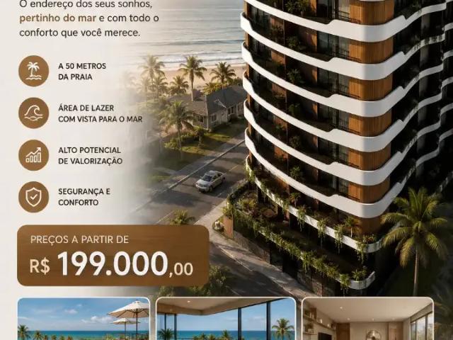 Apartamento para Venda em Tamandaré/PE Praia de Tamandaré 1 Quartos