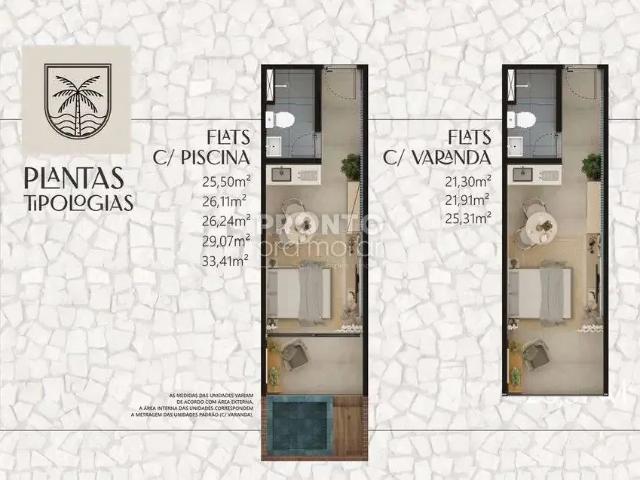 Apartamento para Venda em Tamandaré/PE Praia Dos Carneiros 1 Quartos