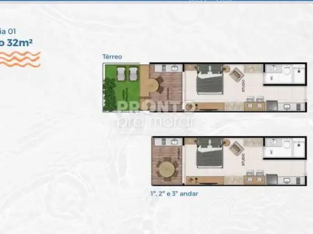 Apartamento para Venda em Tamandaré/PE Praia Dos Carneiros 1 Quartos