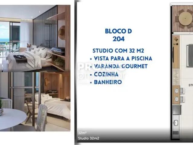 Apartamento para Venda em Tamandaré/PE Praia Dos Carneiros 1 Quartos