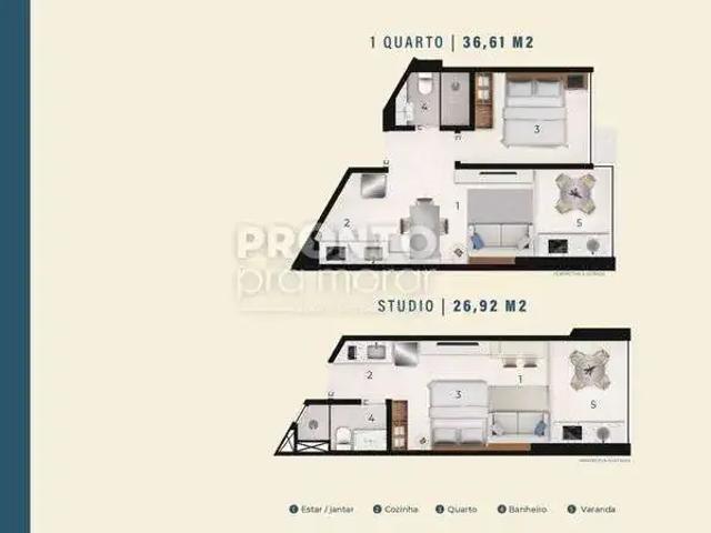 Apartamento para Venda em Tamandaré/PE Praia Dos Carneiros 1 Quartos