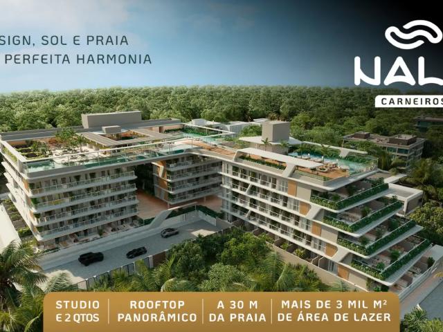 Apartamento para Venda em Tamandaré/PE Praia Dos Carneiros 1 Quartos
