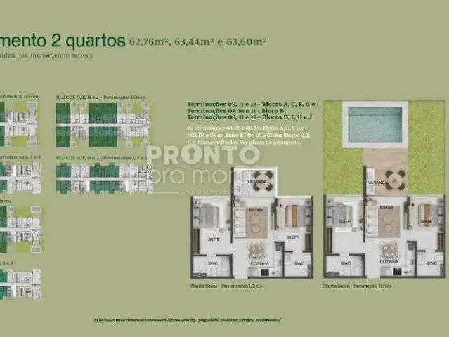 Apartamento para Venda em Tamandaré/PE Praia Dos Carneiros 2 Quartos