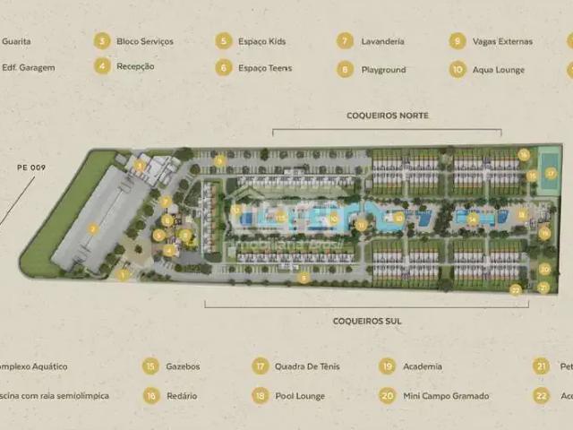 Apartamento para Venda em Tamandaré/PE Praia Dos Carneiros 2 Quartos