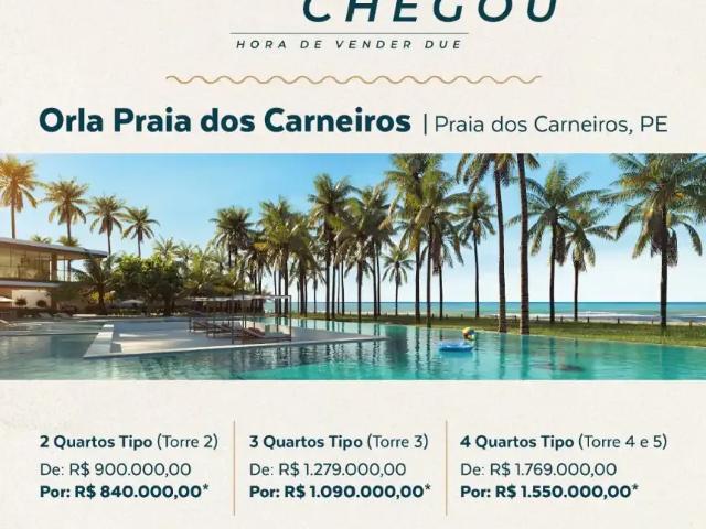 Apartamento para Venda em Tamandaré/PE Praia Dos Carneiros 2 Quartos