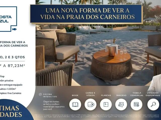 Apartamento para Venda em Tamandaré/PE Praia Dos Carneiros 2 Quartos