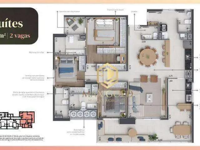 Apartamento para Venda em Taubaté/SP Barranco 3 Quartos
