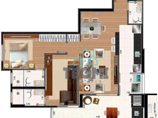 Apartamento para Venda em Taubaté/SP Bosque Flamboyant 2 Quartos