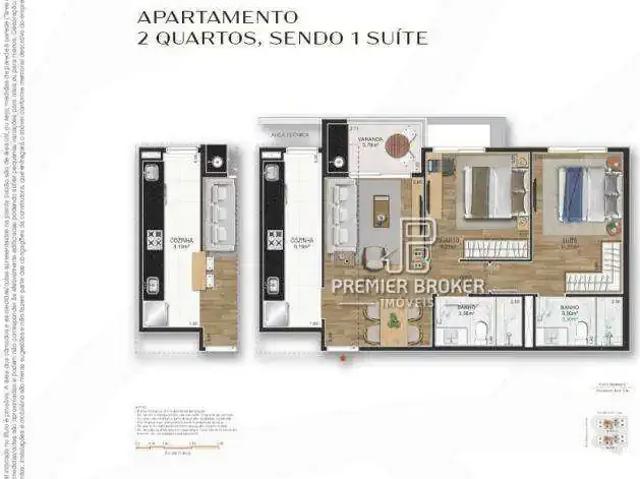 Apartamento para Venda em Teresópolis/RJ Alto 2 Quartos