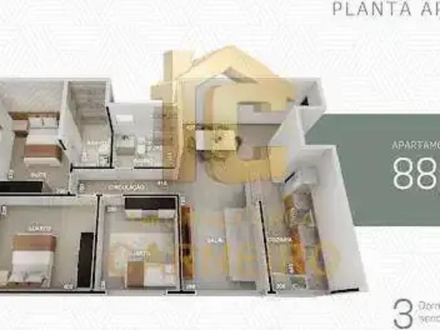 Apartamento para Venda em Timóteo/MG Vila dos Técnicos 3 Quartos