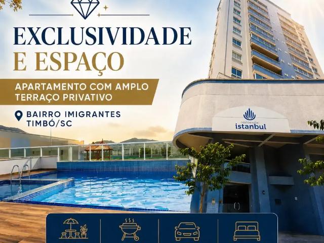 Apartamento para Venda em Timbó/SC Imigrantes 2 Quartos