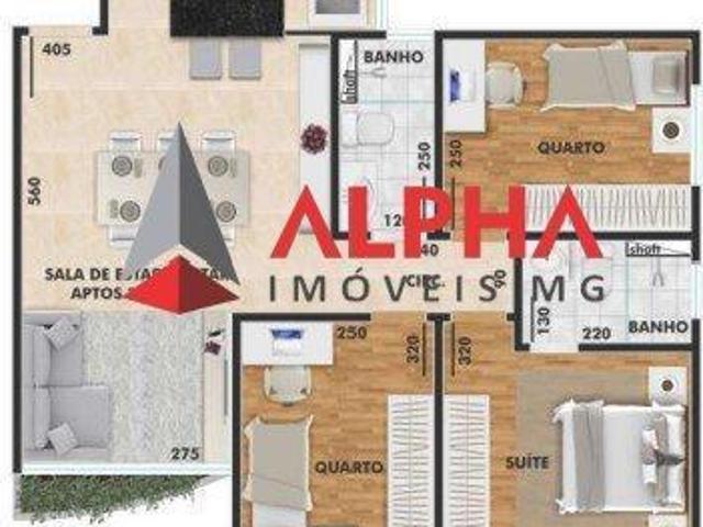 Apartamento para venda em Tirol Barreiro, Belo Horizonte