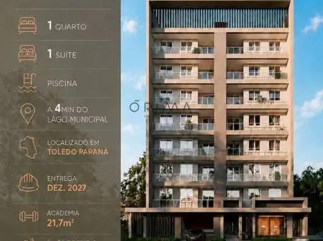 Apartamento para Venda em Toledo/PR Centro 2 Quartos