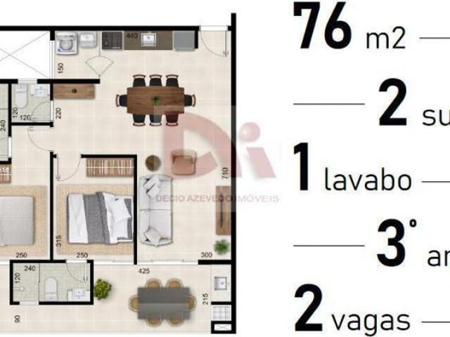 Apartamento para Venda em Ubatuba, Toninhas, 2 dormitórios, 2 suítes, 1 banheiro, 2 vagas