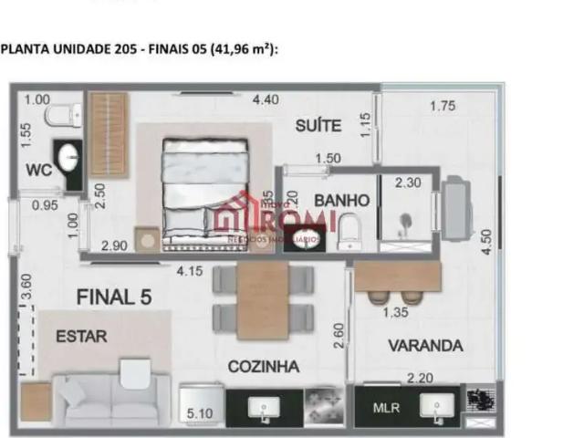 Apartamento para Venda em Ubatuba/SP Toninhas 1 Quartos