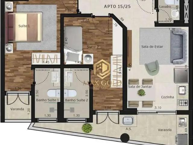 Apartamento para Venda em Ubatuba/SP Itaguá 2 Quartos