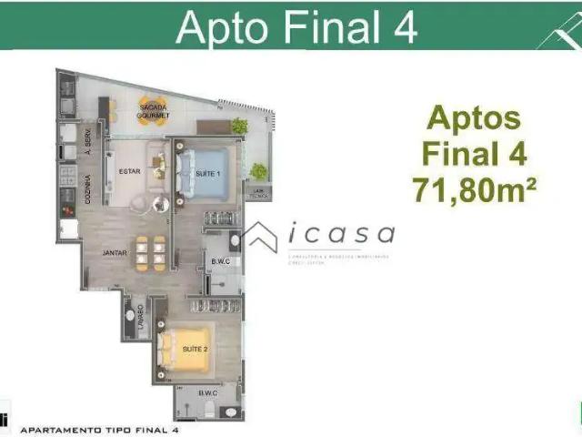 Apartamento para Venda em Ubatuba/SP Itaguá 2 Quartos