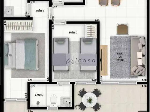 Apartamento para Venda em Ubatuba/SP Praia Grande 2 Quartos