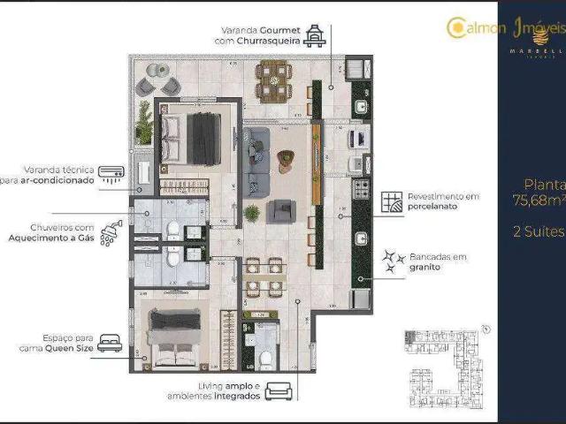 Apartamento para Venda em Ubatuba/SP Praia Grande 2 Quartos