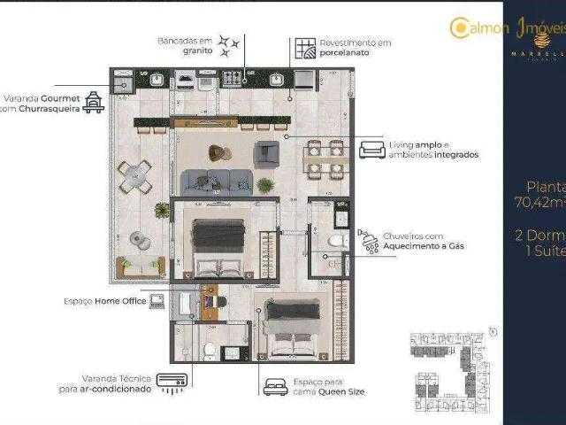 Apartamento para Venda em Ubatuba/SP Praia Grande 2 Quartos