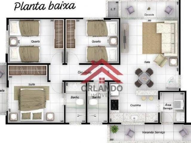 Apartamento para venda em Uberlândia