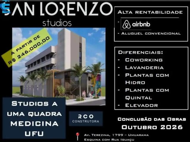 Apartamento para Venda em Uberlândia/MG Umuarama 1 Quartos