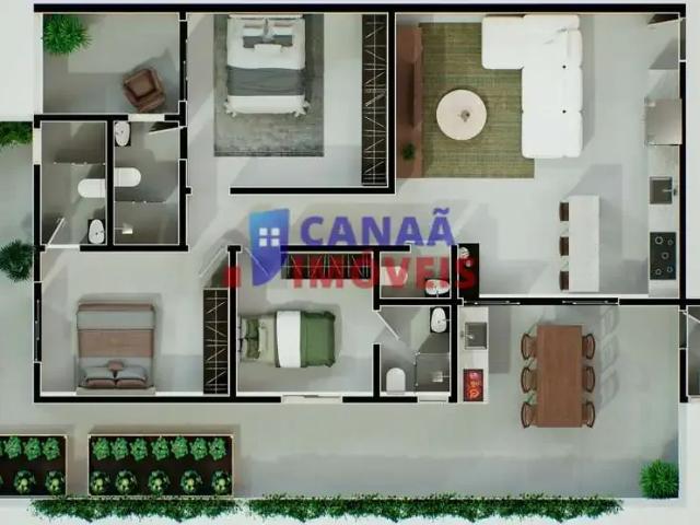 Apartamento para Venda em Uberlândia/MG Martins 3 Quartos