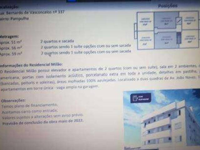Apartamento para Venda em Uberlândia/MG Pampulha 2 Quartos