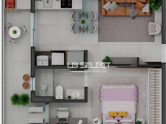 Apartamento para Venda em Uberlândia/MG Patrimônio 1 Quartos