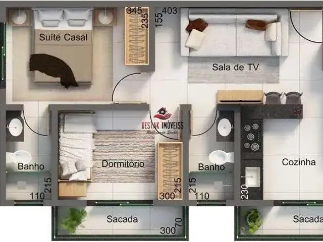 Apartamento para Venda em Uberlândia/MG Santa Mônica 2 Quartos