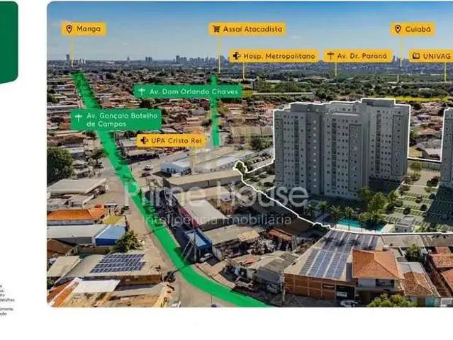 Apartamento para Venda em Várzea Grande/MT Cristo Rei 2 Quartos