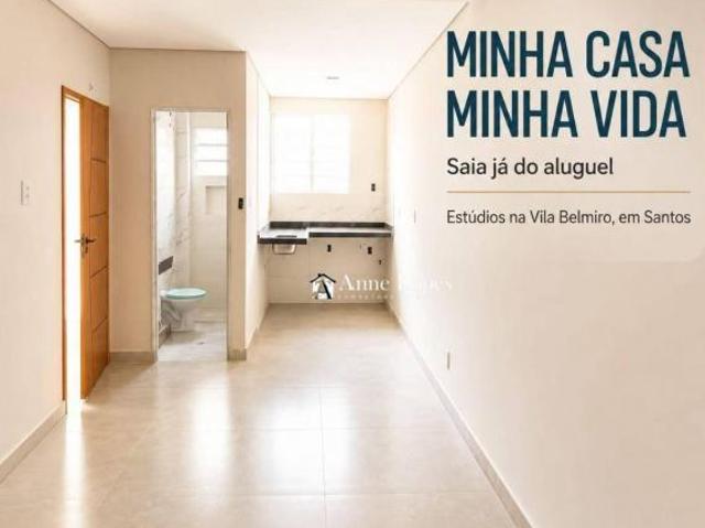 Apartamento para venda em Vila Belmiro de 25.00m² com 1 Quarto