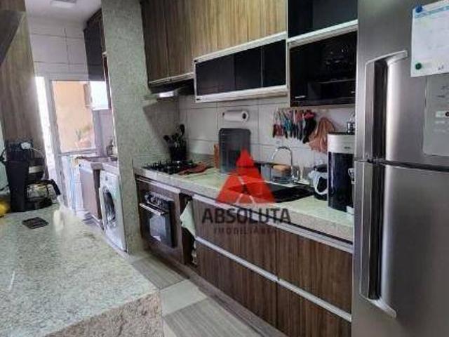Apartamento para venda em Vila Frezzarim de 75.00m² com 3 Quartos, 1 Suite e 2 Garagens