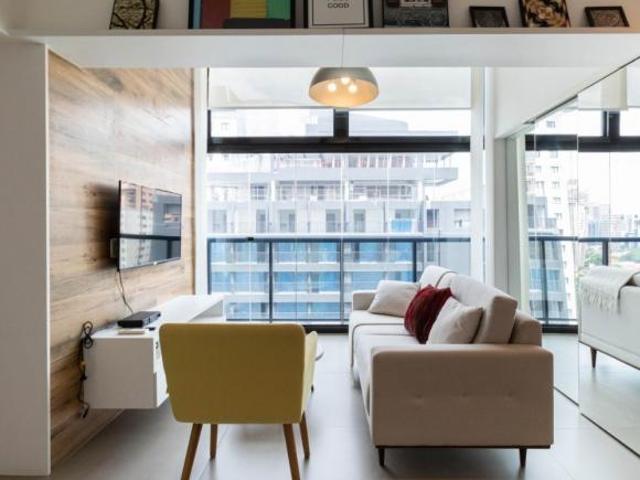 Apartamento para venda em Vila Olímpia com 1 quarto, sendo 1 suíte, 62m²