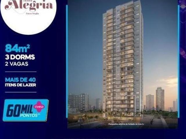 Apartamento para venda em Vila Mogilar de 84.00m² com 3 Quartos e 2 Garagens