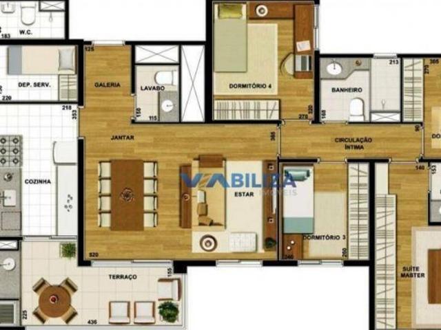 Apartamento para venda em Vila Santo Antônio de 114.00m² com 4 Quartos e 1 Suite