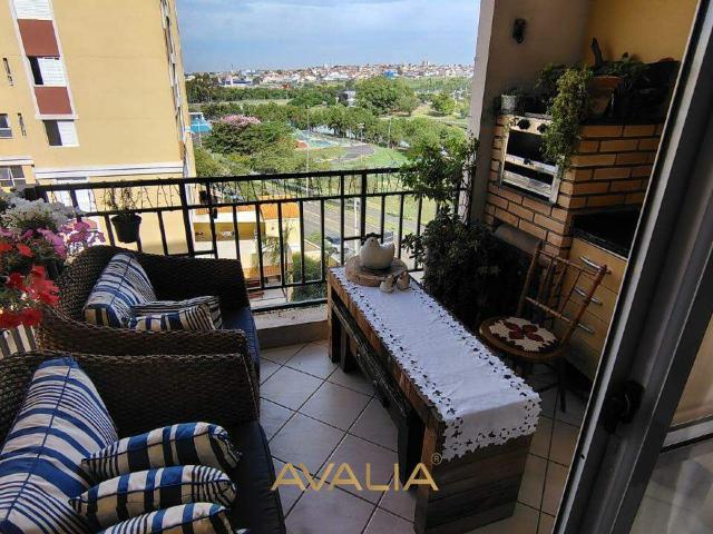 Apartamento para venda em Vila Sfeir em Indaiatuba São Paulo de 87.58m² com 3 Quartos, 1 Suíte e 2 Garagens