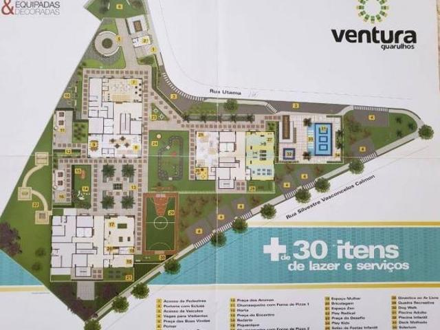 Apartamento para venda em Vila Paulista de 53.00m² com 2 Quartos e 1 Garagem