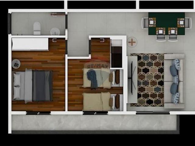 Apartamento para venda em Vila Pilar de 57.15m² com 2 Quartos e 2 Garagens