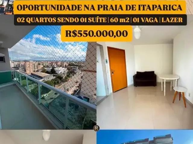 Apartamento para Venda em Vila Velha/ES Praia de Itaparica 2 Quartos