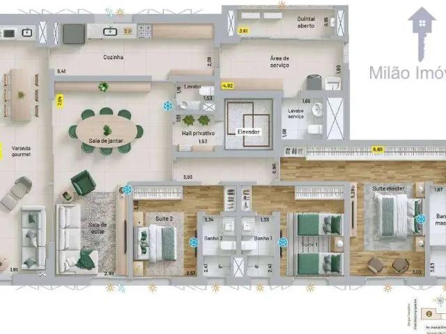 Apartamento para Venda em Votorantim/SP Parque Morumbi 3 Quartos