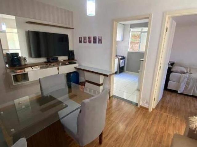 Apartamento para venda, 1 Quarto com Cozinha Planejada, Vaga Coberta e Portaria 24h | Chácaras Del R