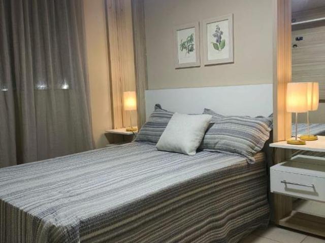 Apartamento para venda 2 quartos armários, mobiliado e decorado