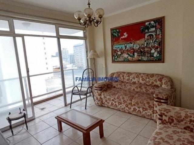 Apartamento para vender alugar 2 quartos praia Gonzaga Santos SP