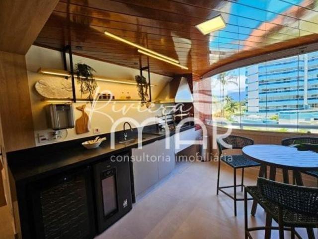 APARTAMENTO PÉ NA AREIA, 3 SUÍTES, EM RIVIERA DE SÃO LOURENÇO