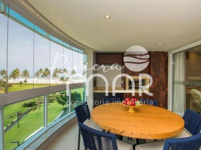 APARTAMENTO PÉ NA AREIA COM VISTA AO MAR, NO MÓDULO 7 EM RIVIERA
