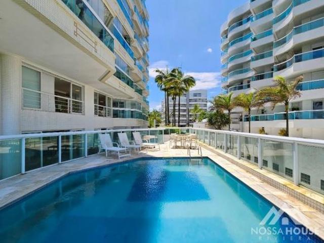 Apartamento pé na areia frontal à venda no módulo 7 da Riviera