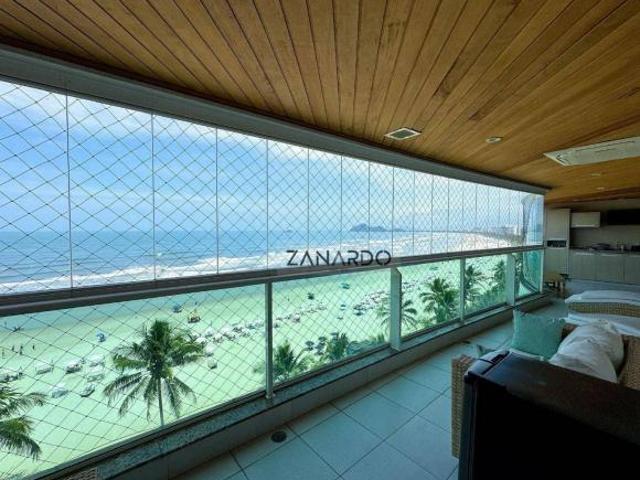 Apartamento pé na areia para venda no condomínio da Riviera de São Lourenço