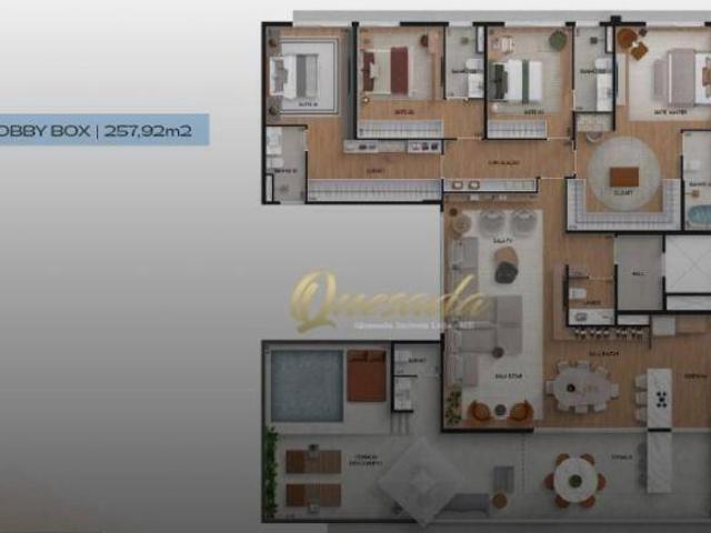 Apartamento Penthouse à venda, 4 suítes, lavabo, Congesa Seasons, Indaiatuba