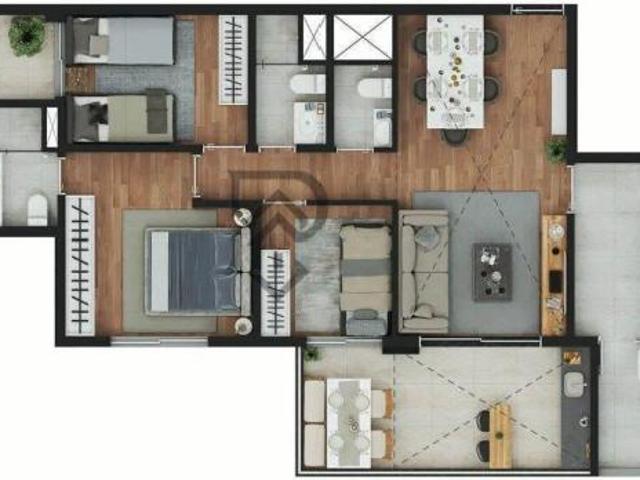 Apartamento Penthouse em Vila Clementino, 2 SUITES SALA AMPLIADA